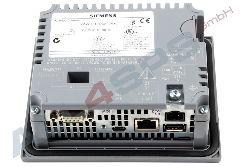 SIMATIC HMI KTP400 COMFORT, COMFORT PANEL, 6AV2124-2DC01-0AX0, ALL4SPS GmbH