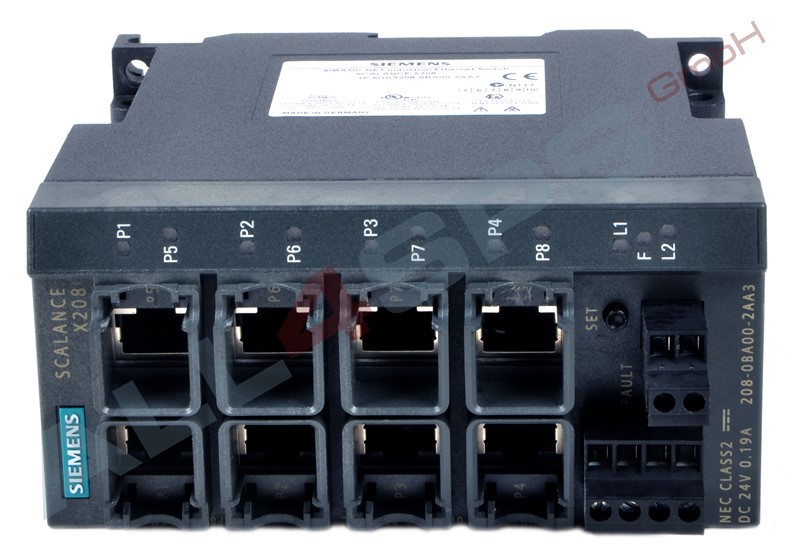 SIMATIC NET, SCALANCE X208, 6GK5208-0BA00-2AA3, ALL4SPS GmbH, 300,93
