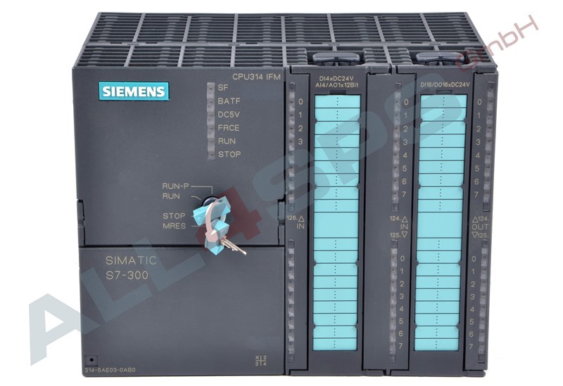 SIMATIC S7-300, CPU 314 IFM KOMPAKT CPU, 6ES7314-5AE03-0AB0, ALL4SPS ...