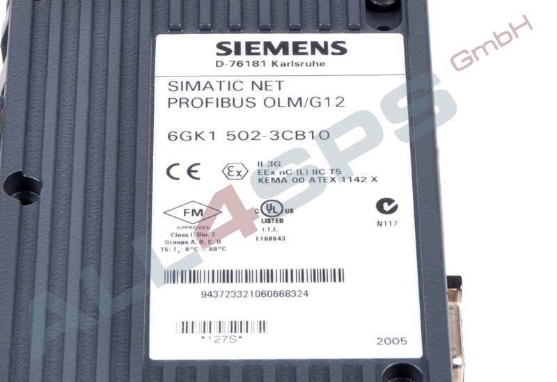 SIMATIC NET PB OLM G12 OPTICAL LINK MODULE RS485, 6GK1502-3CB10 ...