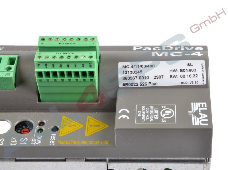 ELAU PAC DRIVE MC-4, SERVO AMPLIFER, 13130245, MC-4/11/03/400, ALL4SPS GmbH